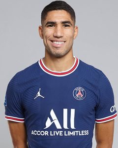 Achraf Hakimi Player Stats - Sportsmen Height